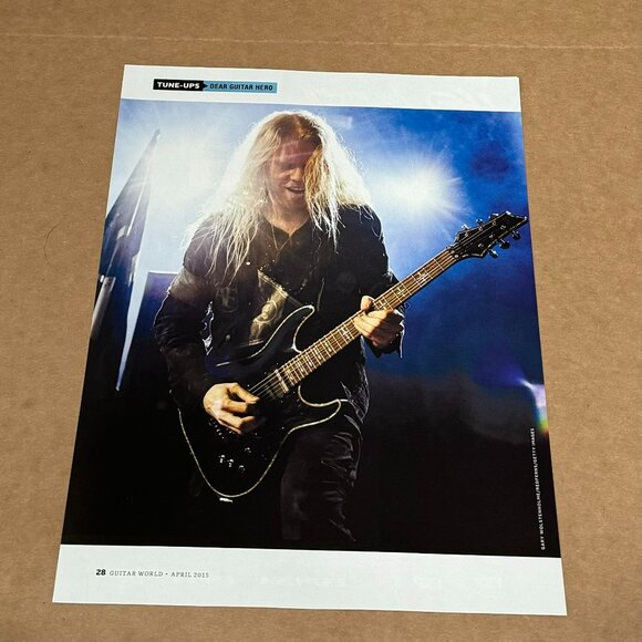 Art | Jeff Loomis Of Arch Enemy Nevermore Music Print Ad Photo 215 ...